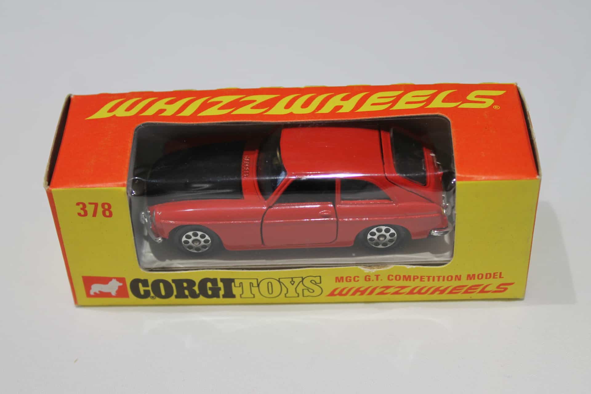 Corgi Toys 378 MGC GT Competition - Diecast