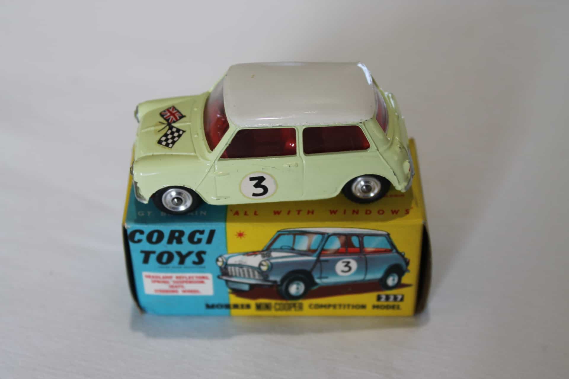 Corgi Toys 227 Morris Mini Cooper Competition - Diecast