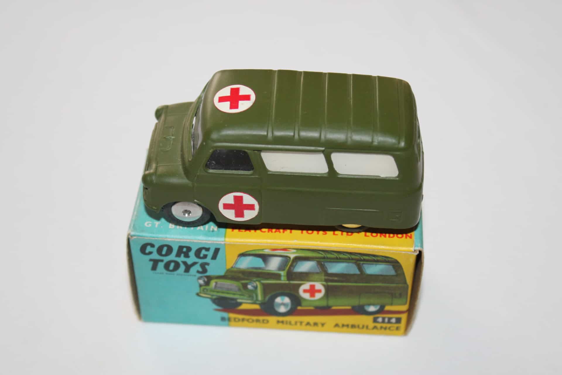 Corgi Toys 414 Bedford Military Ambulance | Diecast