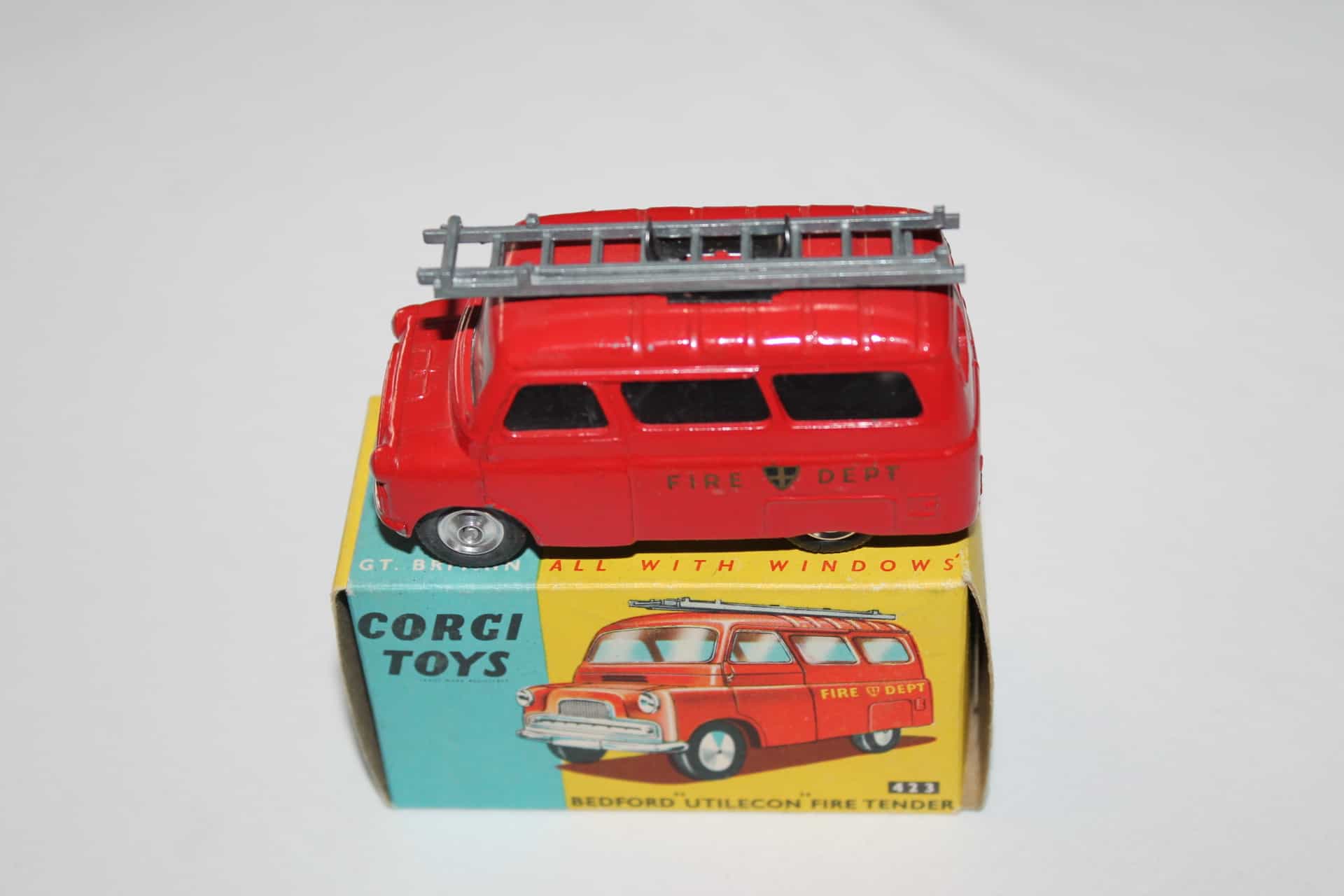 Corgi Toys 423 'Utilicon' Fire Tender 2nd Issue - Diecast