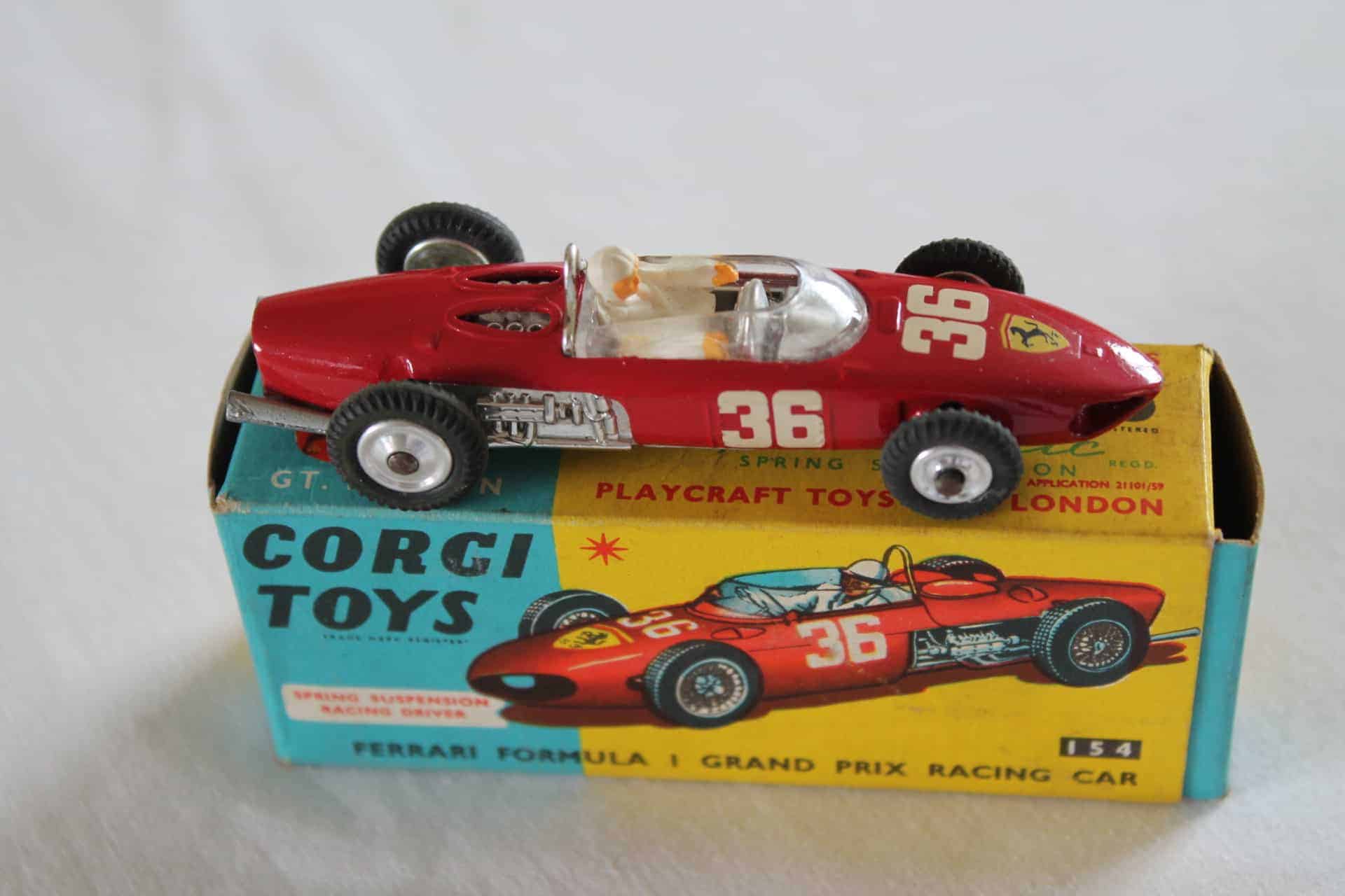 Corgi Toys 154 Ferrari Formula 1 Racing Car - Diecast