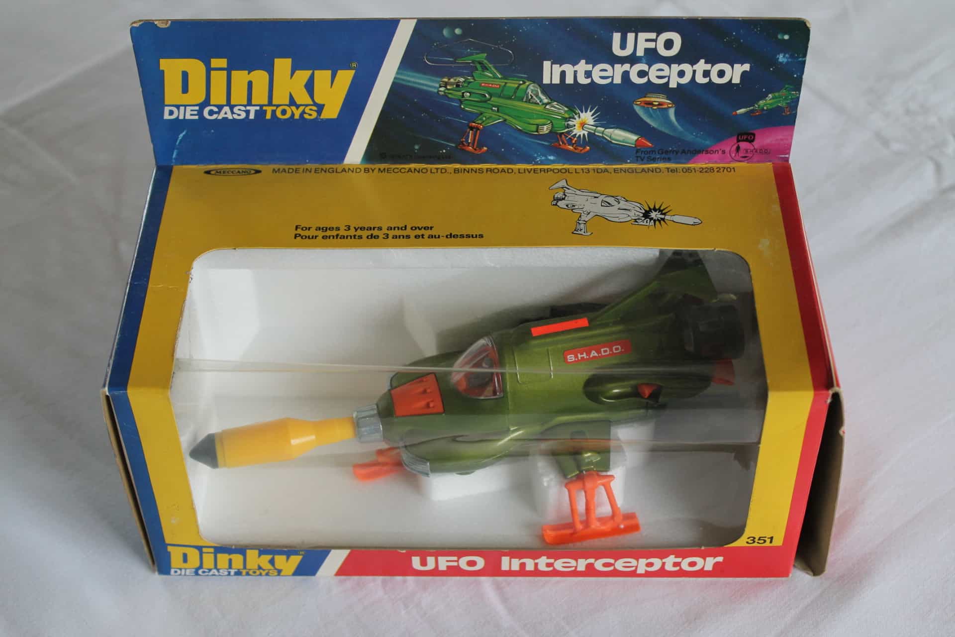 Dinky Toys 351 UFO Interceptor 'Space 1999' - Diecast