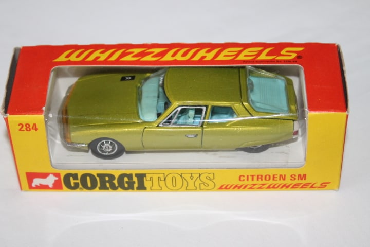Corgi Toys 284 Citroen SM Whizz Wheels - Diecast