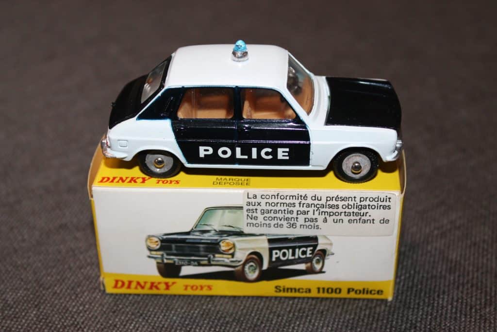 Dinky 1450 Simca 1100 Police | white | Near Mint