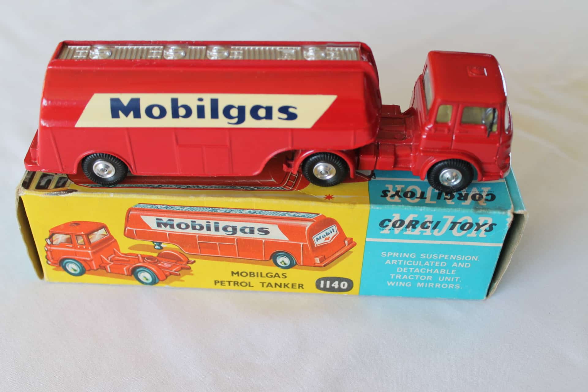 Corgi Toys 1140 Bedford Mobilgas Petrol Tanker - Diecast