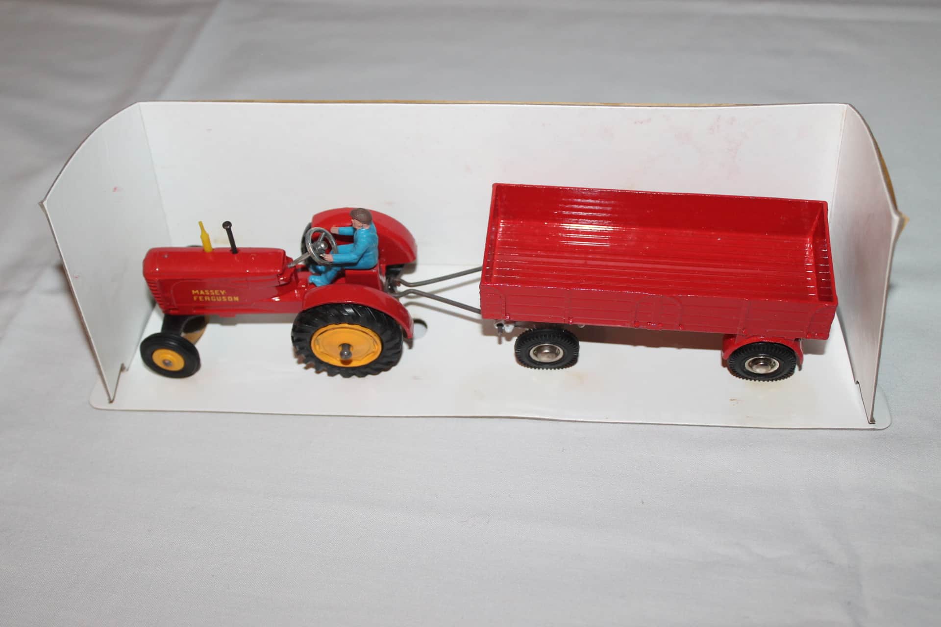 Dinky 399 Farm Tractor & Trailer | Mint