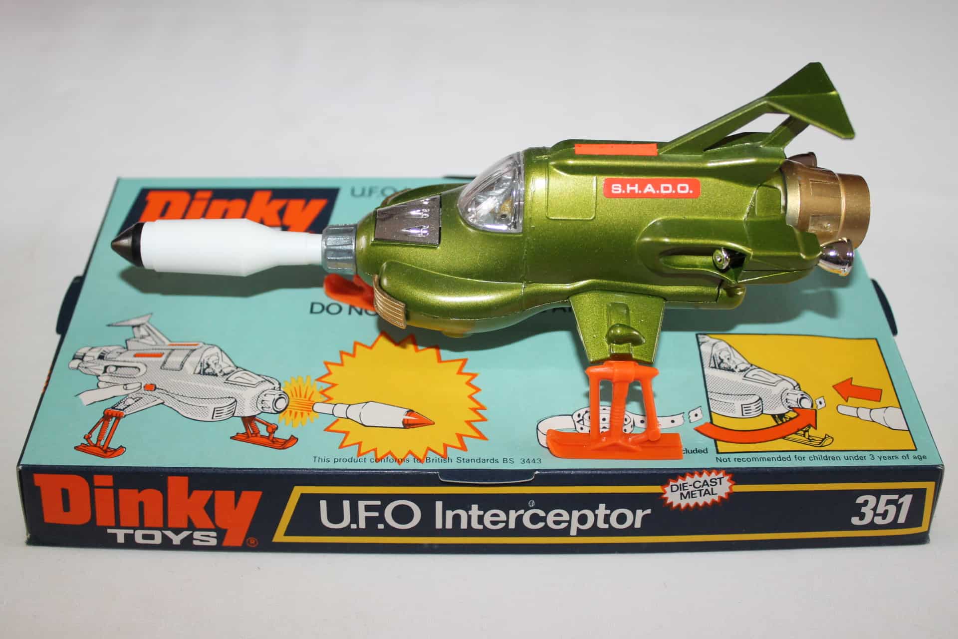 Dinky Toys 351 'UFO' Interceptor - Diecast