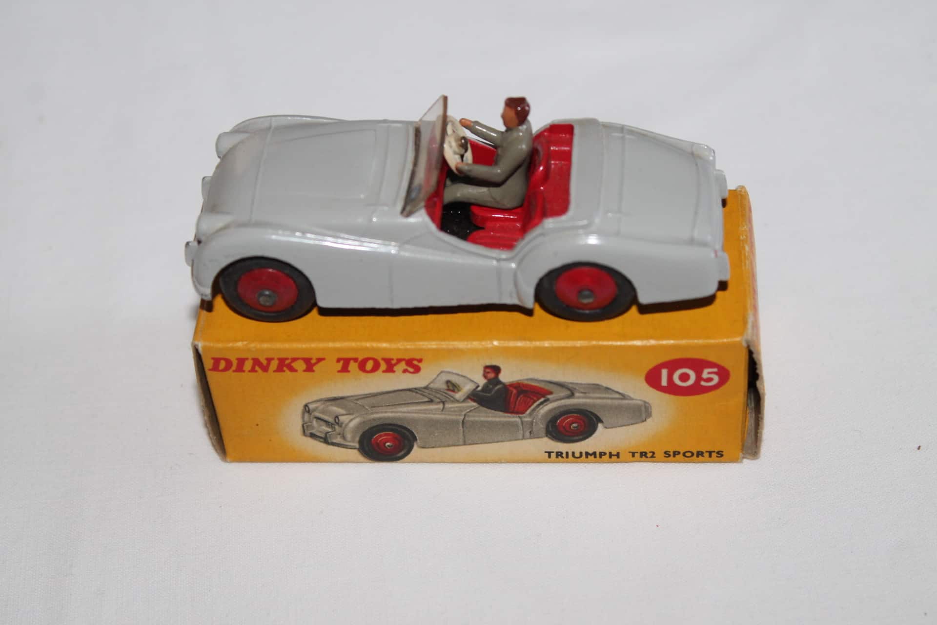 Dinky 105 Triumph TR2 Tourer | Mint