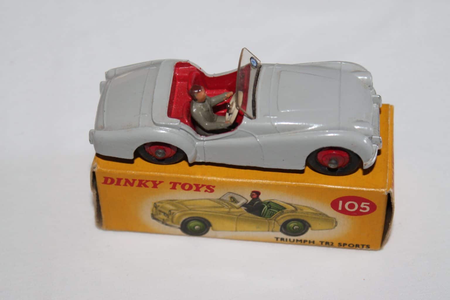 Dinky 105 Triumph TR2 Tourer | Mint