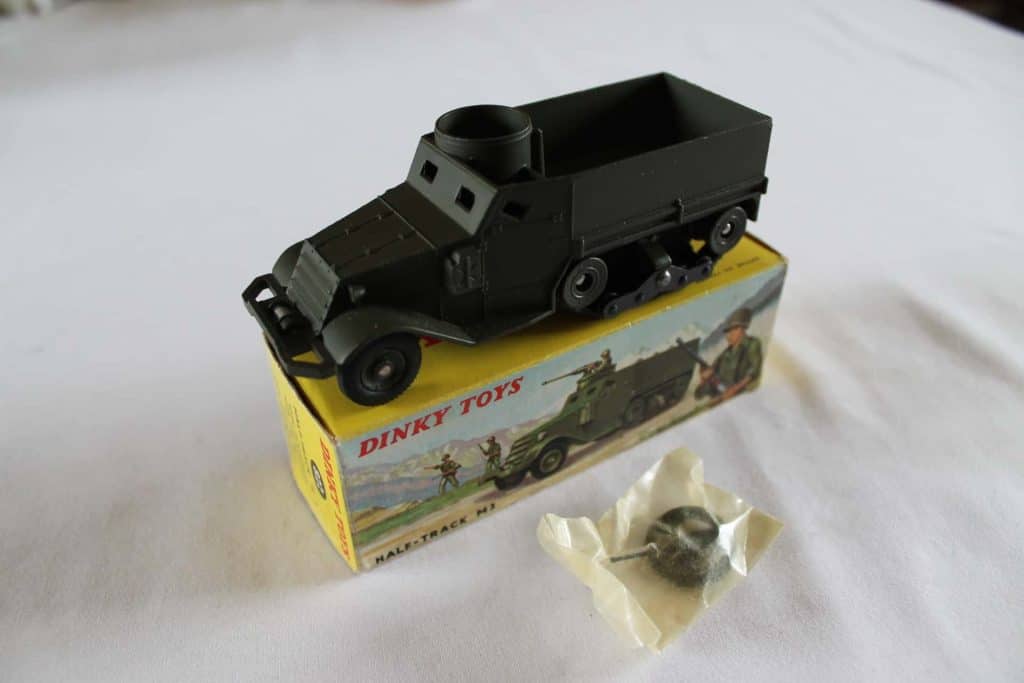French Dinky Toys 822 Army Half-Track M3 - Diecast