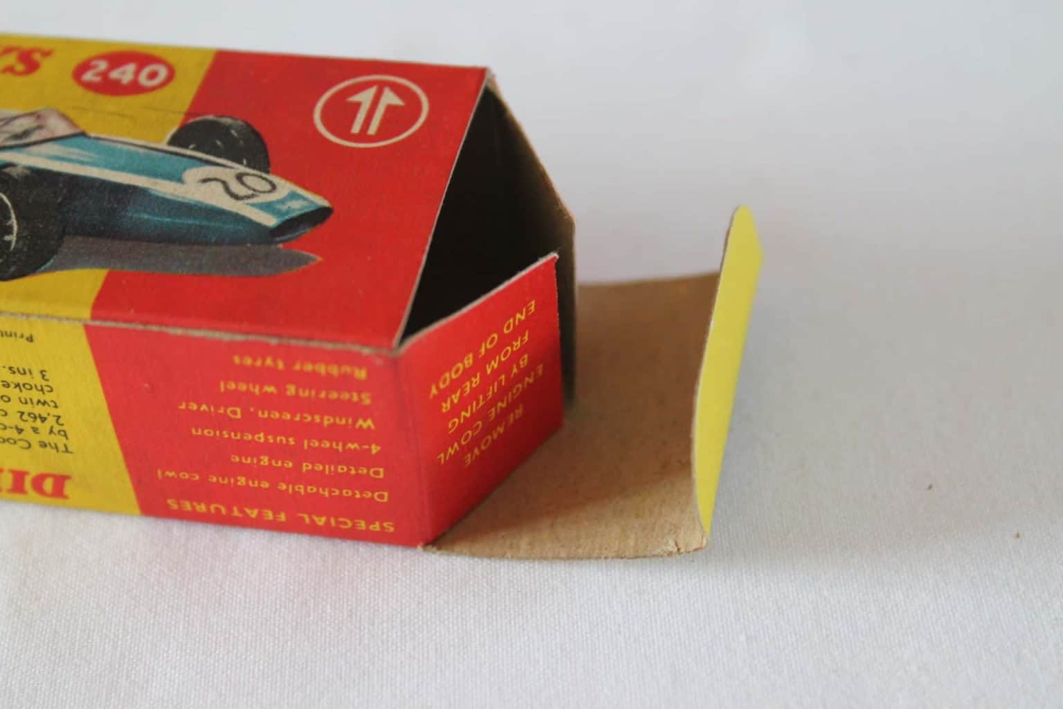 Dinky 240 Cooper Racing Car Box Only
