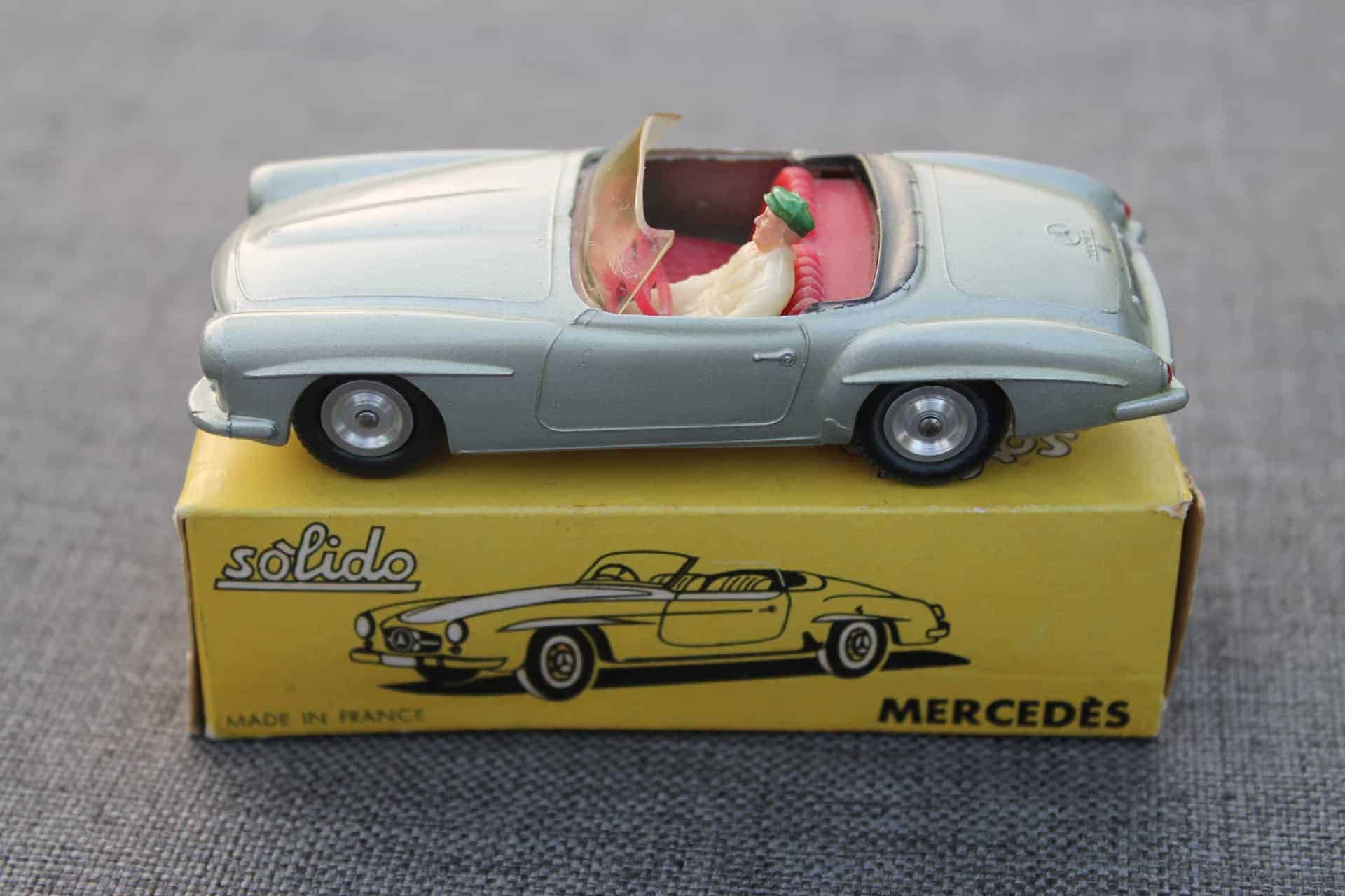 Solido Toys 105 Mercedes Benz 190 SL Cabriolet - Diecast