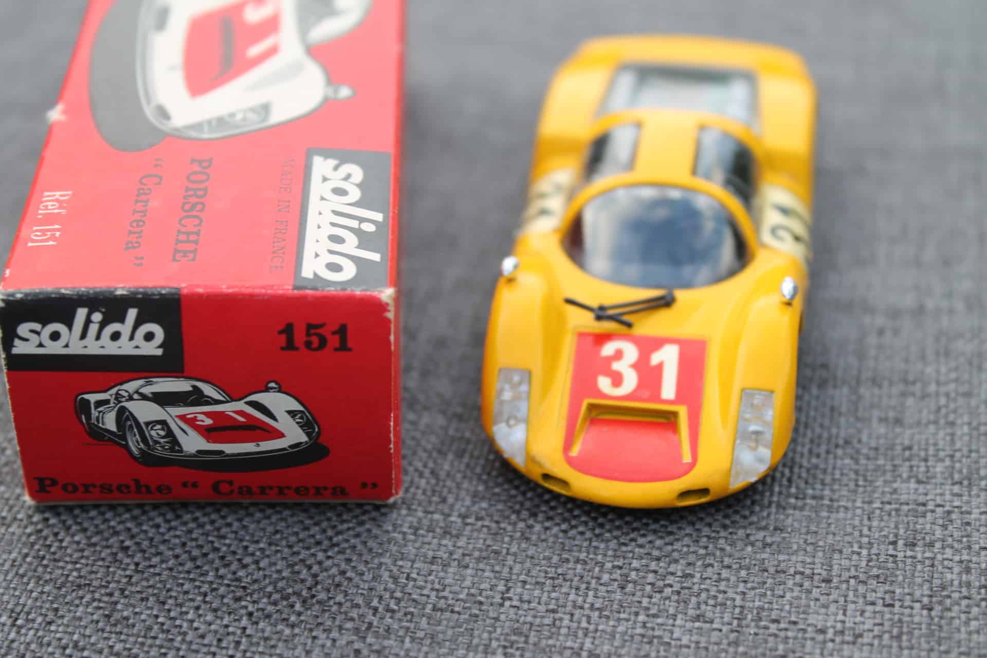Solido 151 Porsche Carrera | stunning yellow