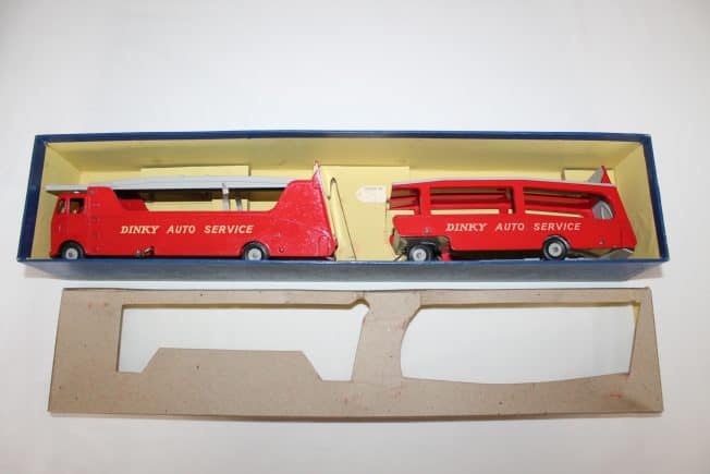 Dinky Toys 983 Car Carrier with Trailer - Diecast
