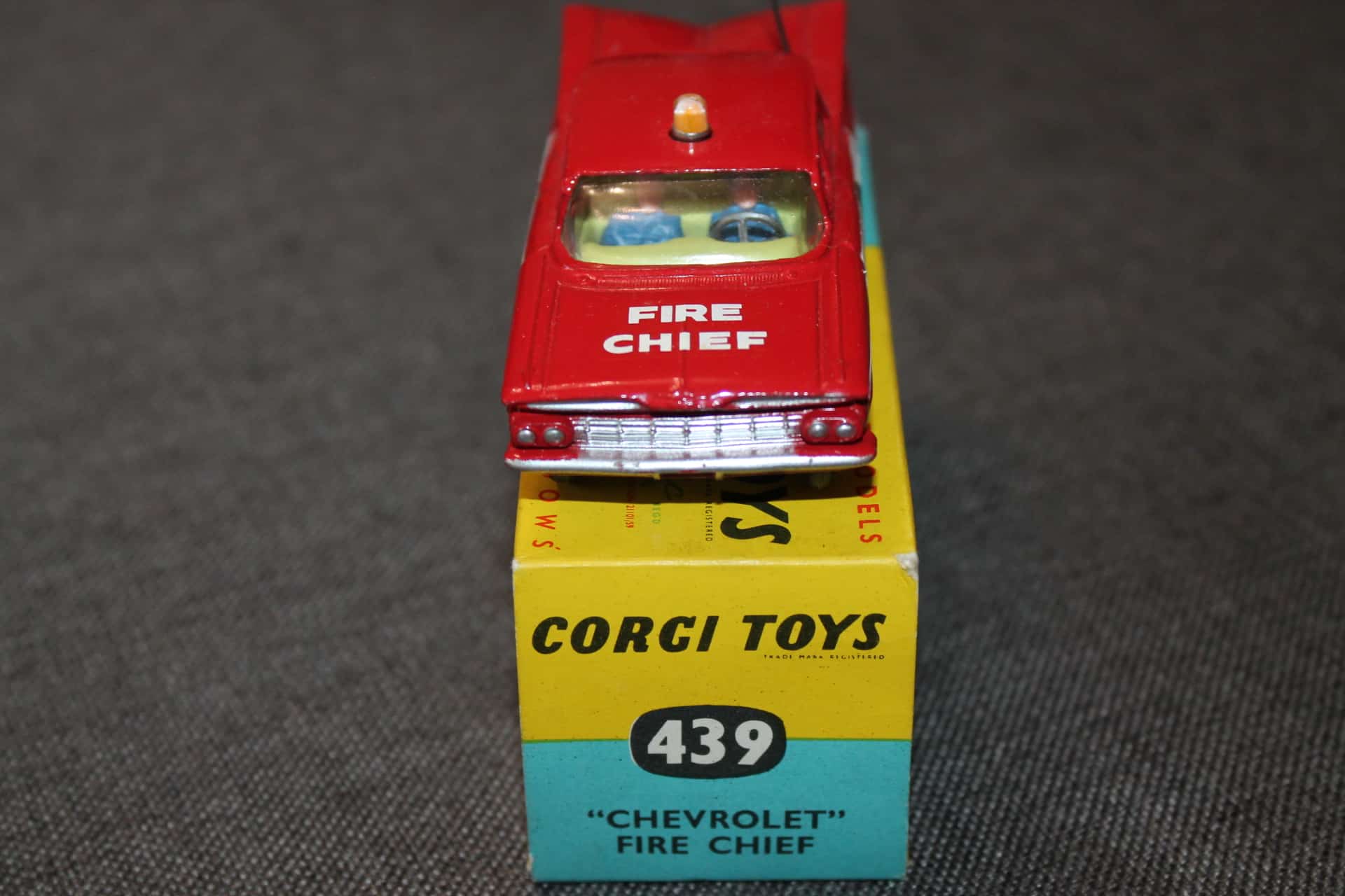 Corgi Toys 439 Chevrolet Fire Chief Car - Diecast