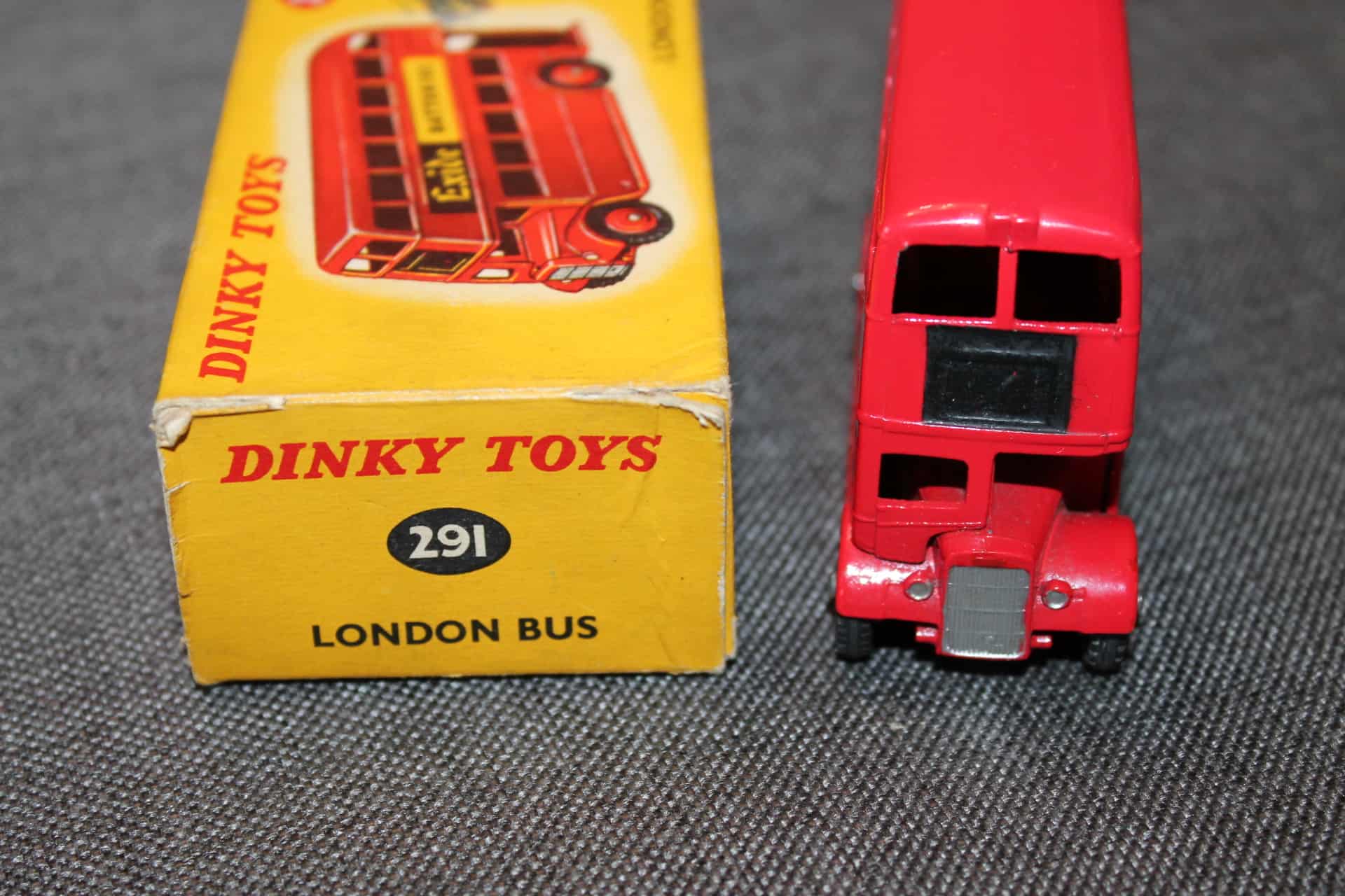 Dinky Toys 291 London Double Decker Bus 'Exide' - Diecast
