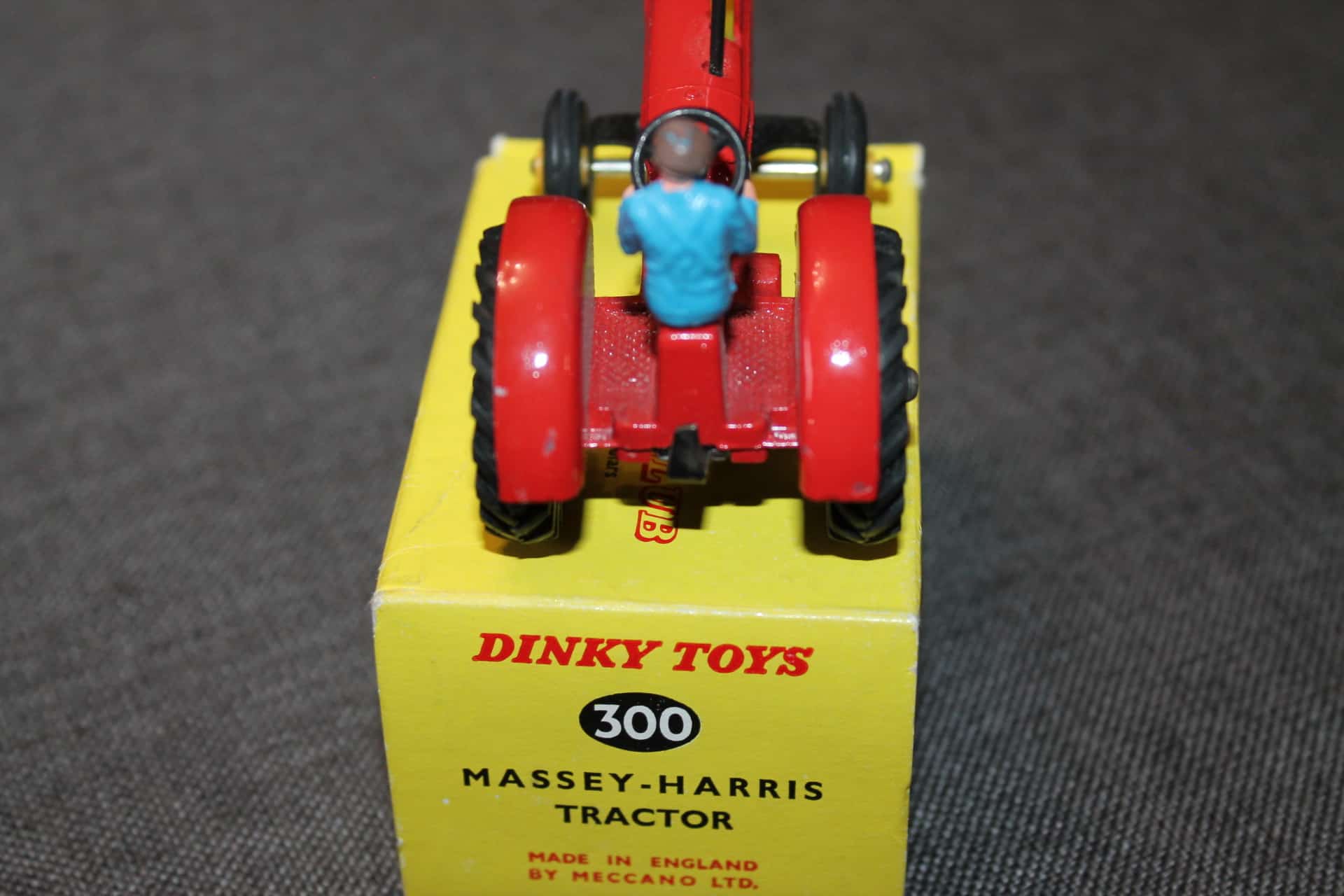 Dinky 300 Massey-Ferguson Tractor | bright red