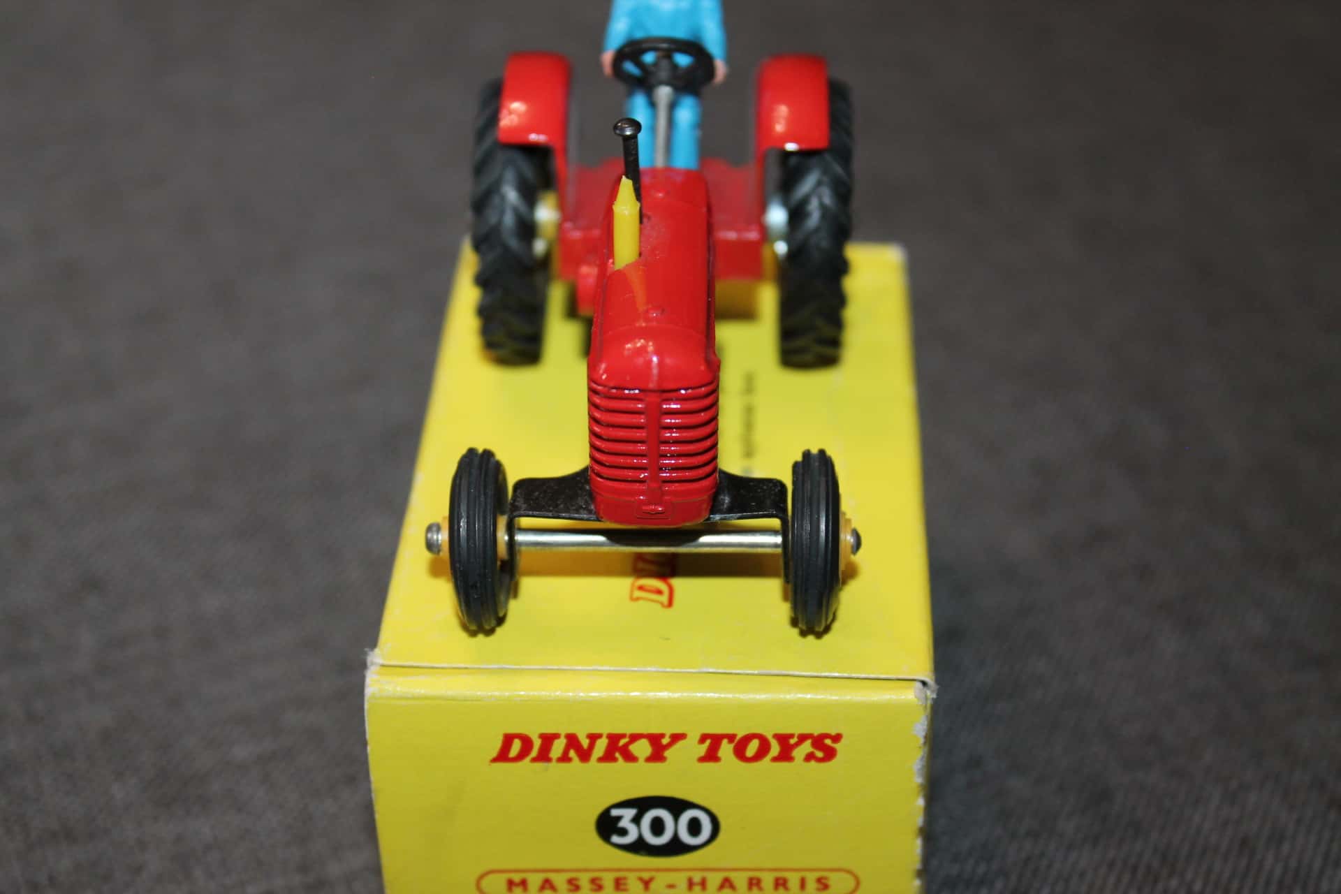 Dinky 300 Massey-Ferguson Tractor | bright red