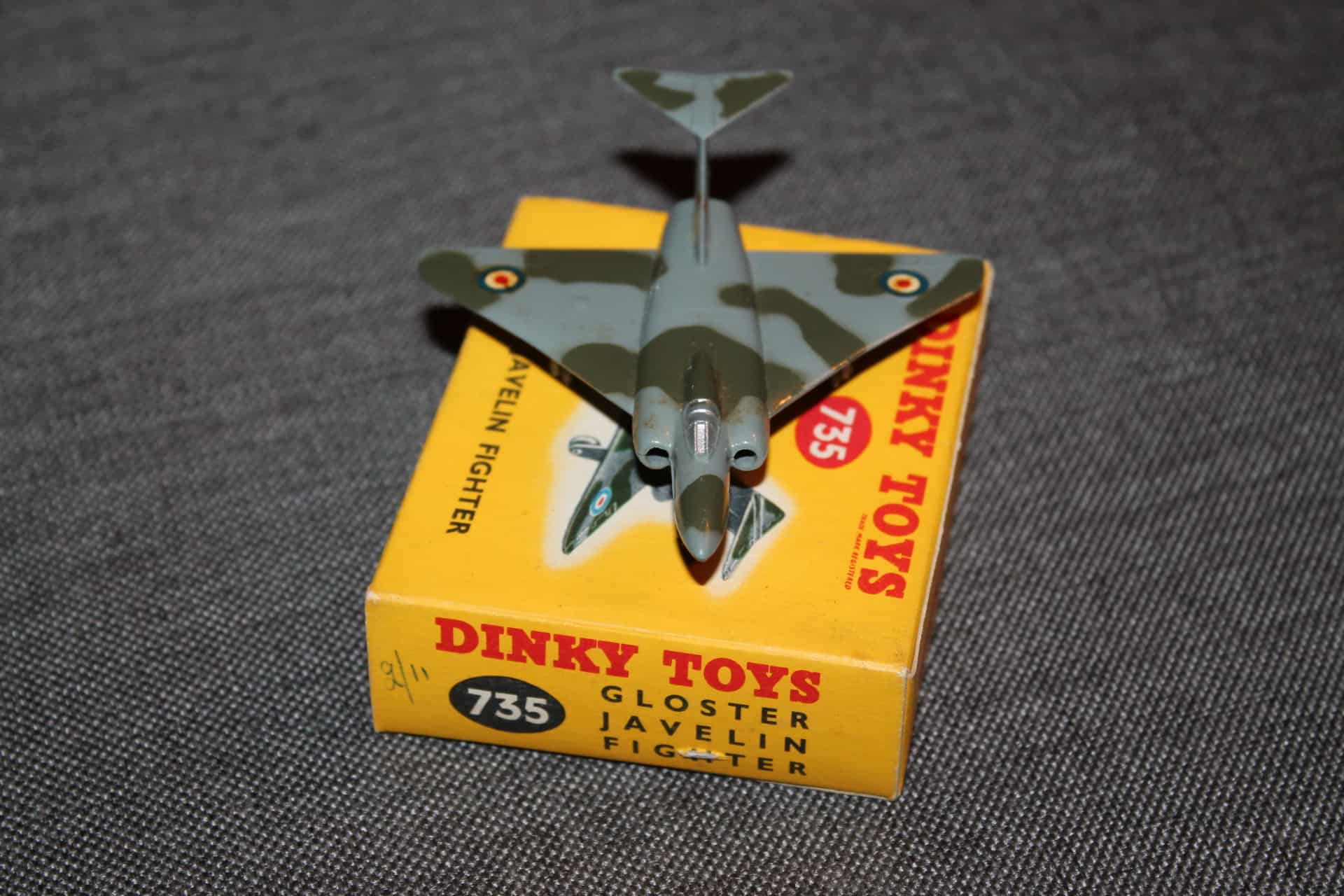 Dinky 735 Gloster Javelin Fighter | Mint