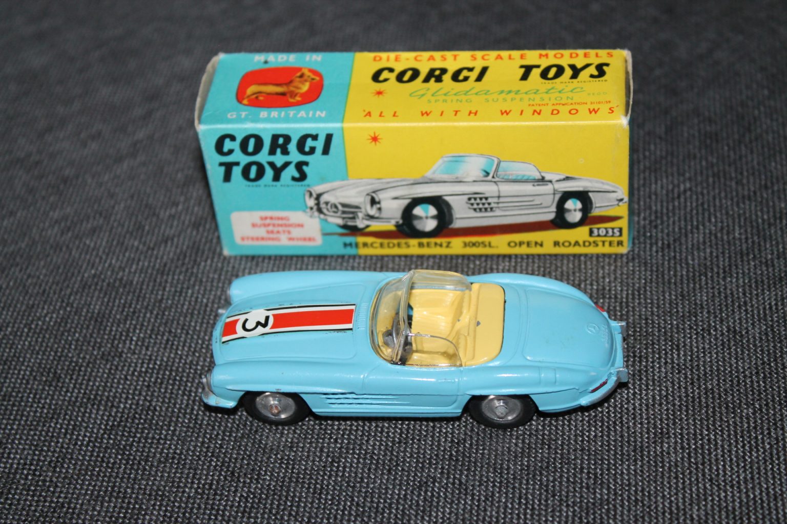 Corgi 303S Mercedes Benz 300SL Open Roadster | Own