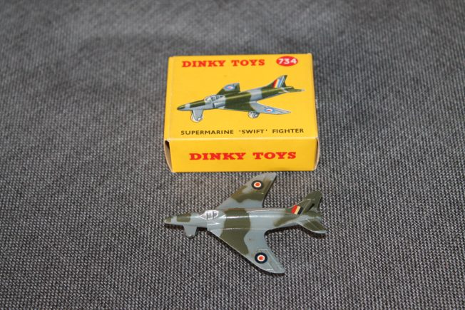 Dinky Toys 734 Supermarine 'Swift' Fighter - Diecast