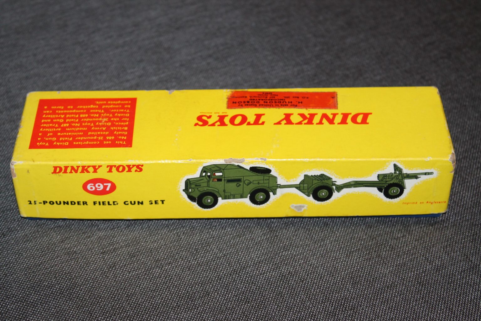 Dinky Toys 697 25-Pounder Field Gun Set - Diecast