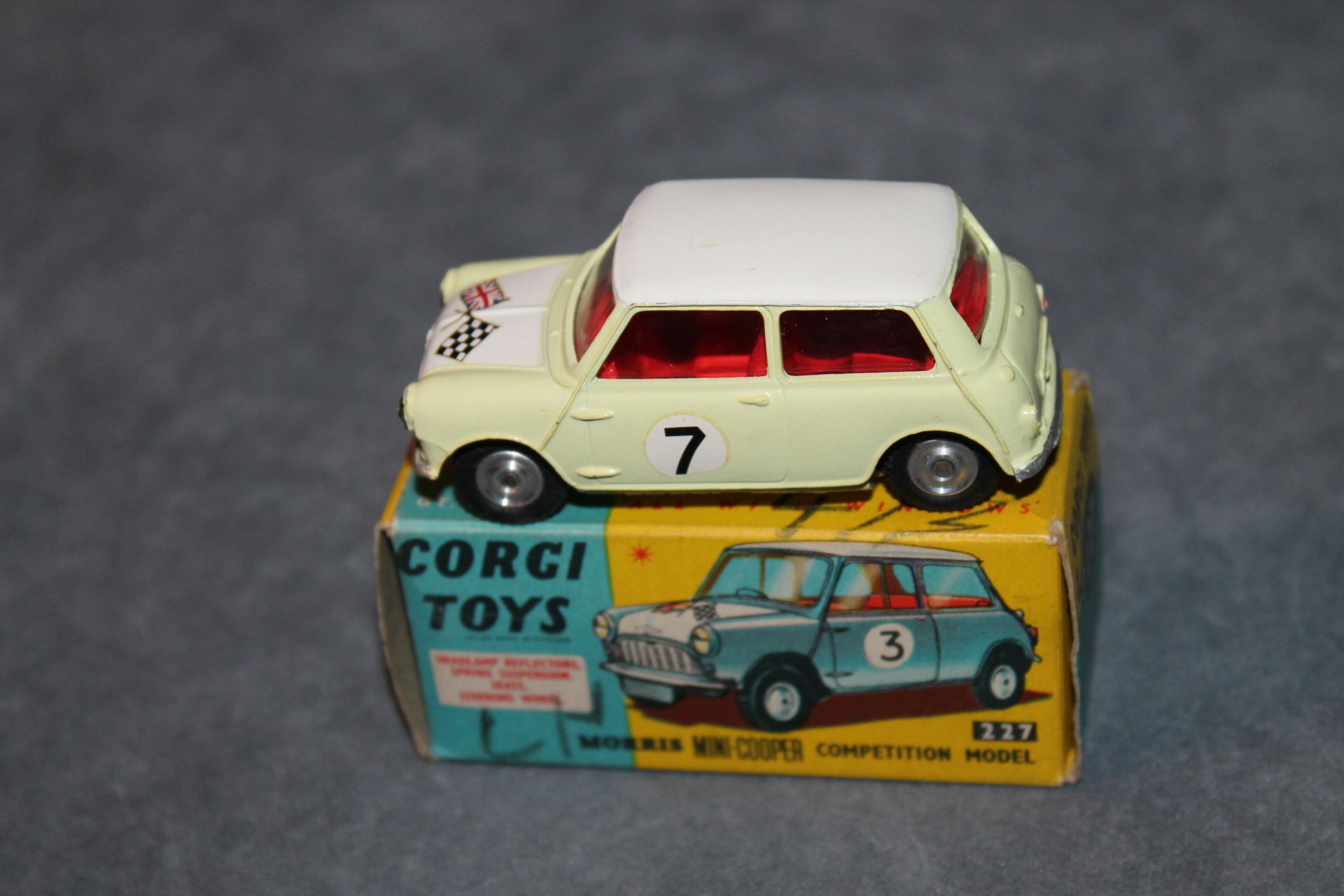 Corgi Toys 227 Morris Mini Cooper Competition model - Diecast