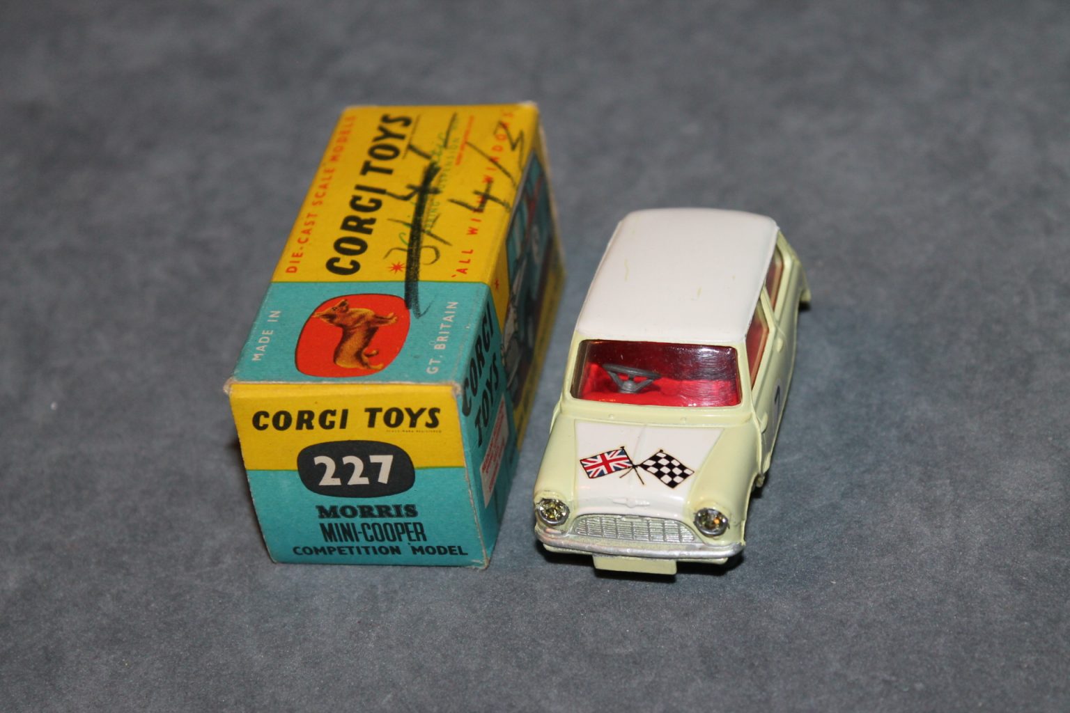 Corgi Toys 227 Morris Mini Cooper Competition model - Diecast