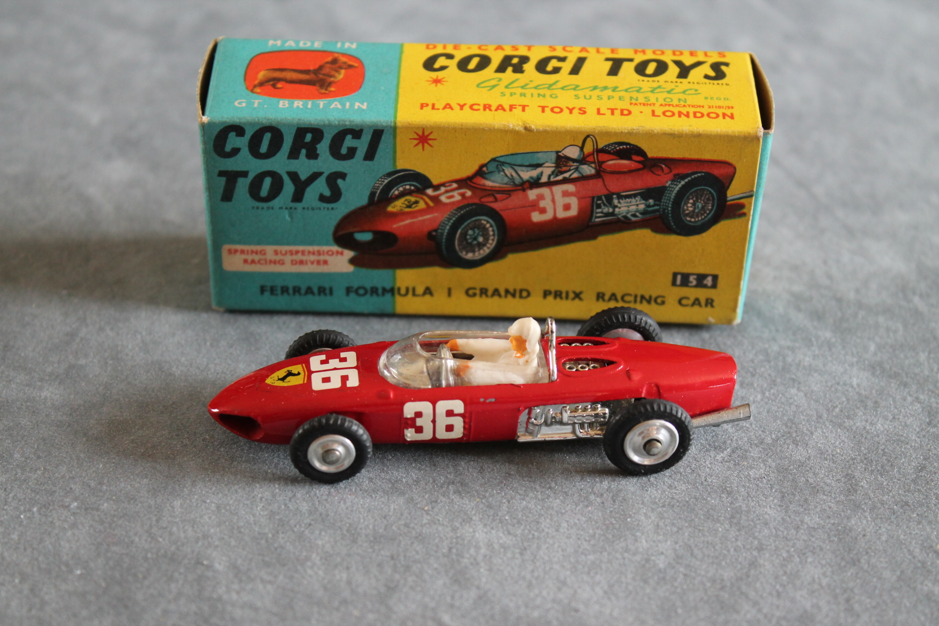 Corgi Toys 154 Ferrari Formula 1 Racing Car - Diecast