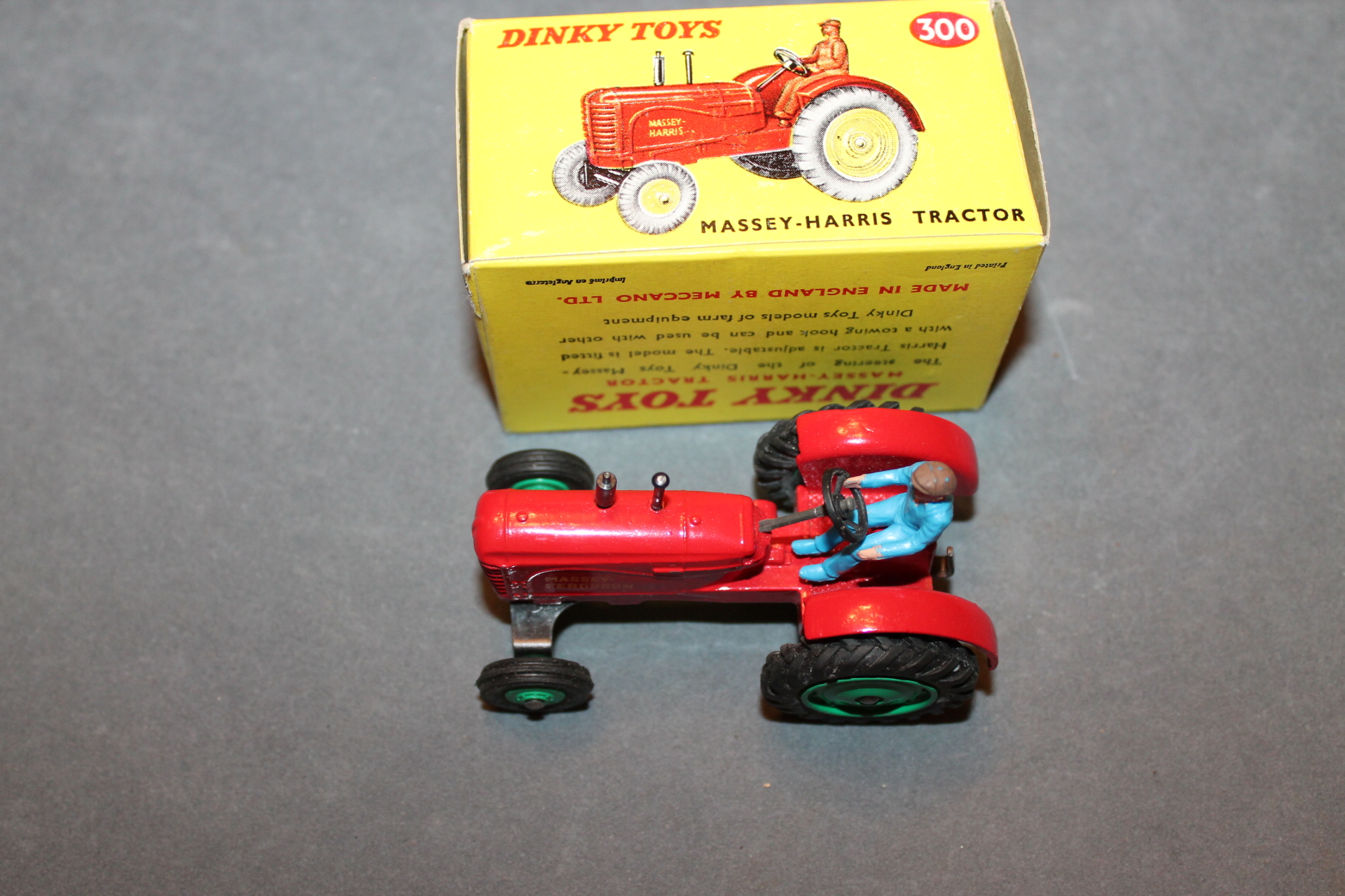 Dinky 300 Massey-Ferguson Tractor Rare US Export