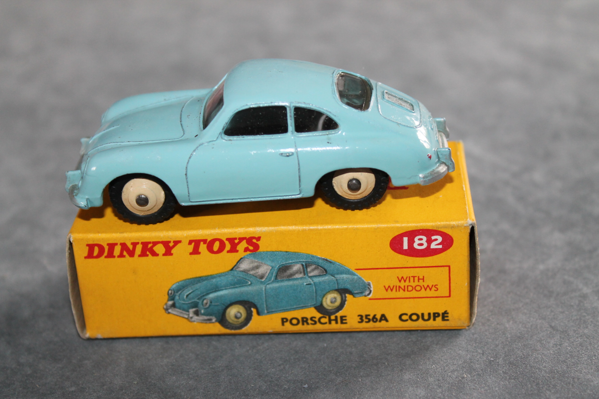 Dinky 182 Porsche 356A Blue | Almost Mint