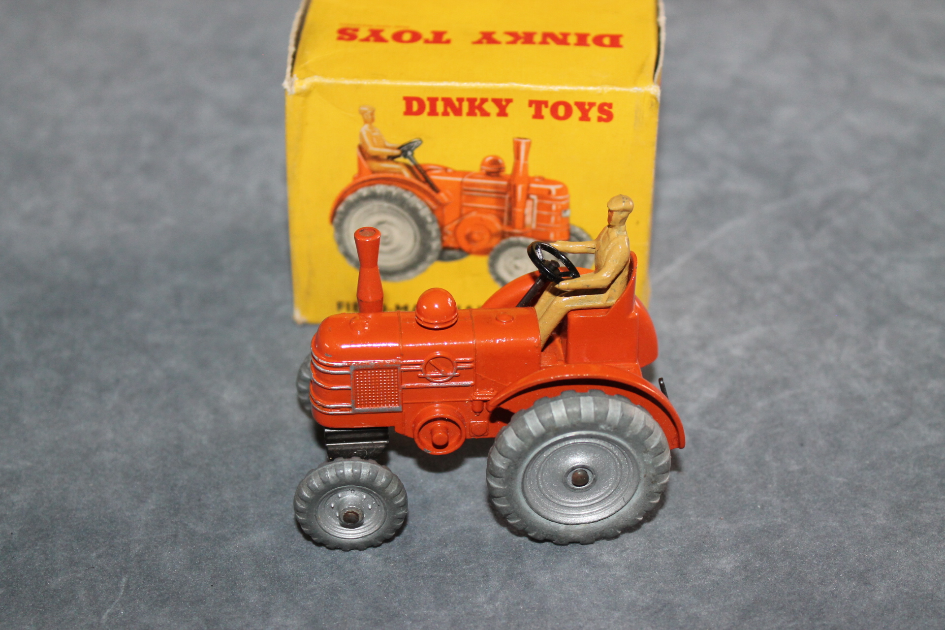 Dinky 027N/301 Field Marshall Tractor | orange | Almost Mint
