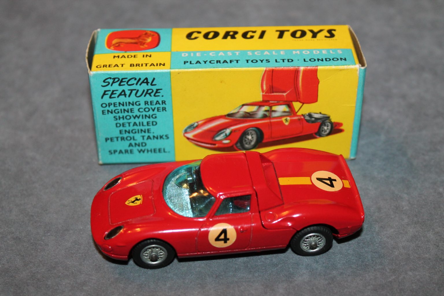 Corgi Toys 314 Ferrari Berlinetta 250 Le Mans - Diecast