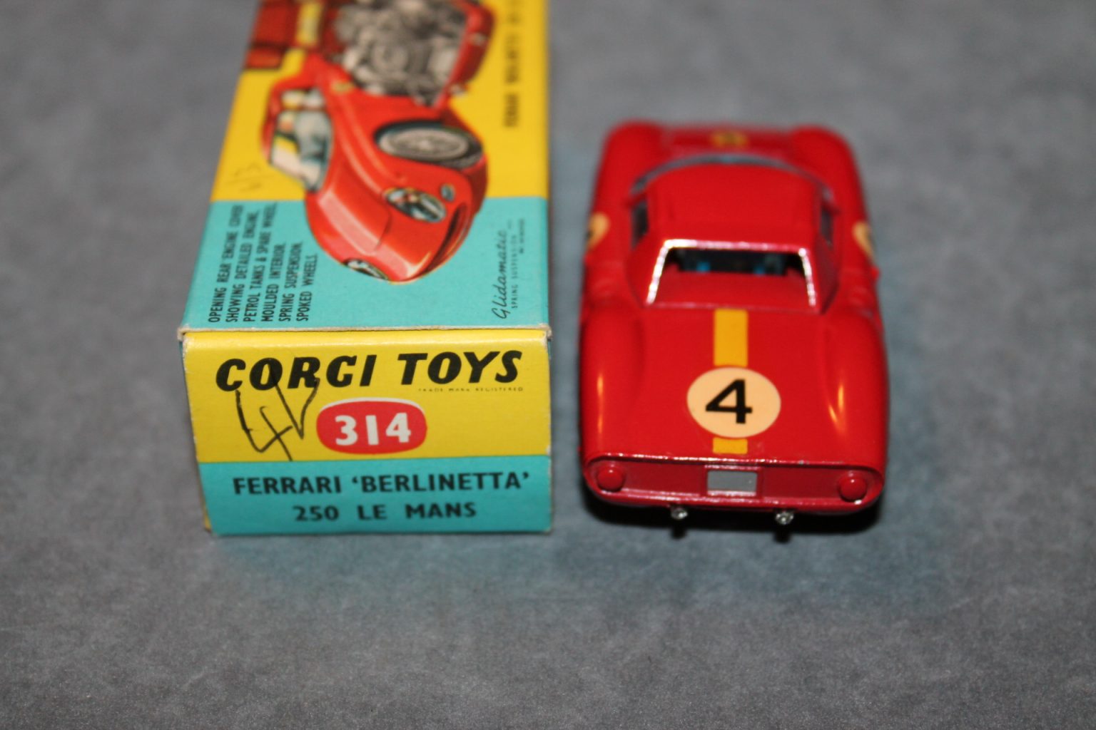 Corgi Toys 314 Ferrari Berlinetta 250 Le Mans - Diecast