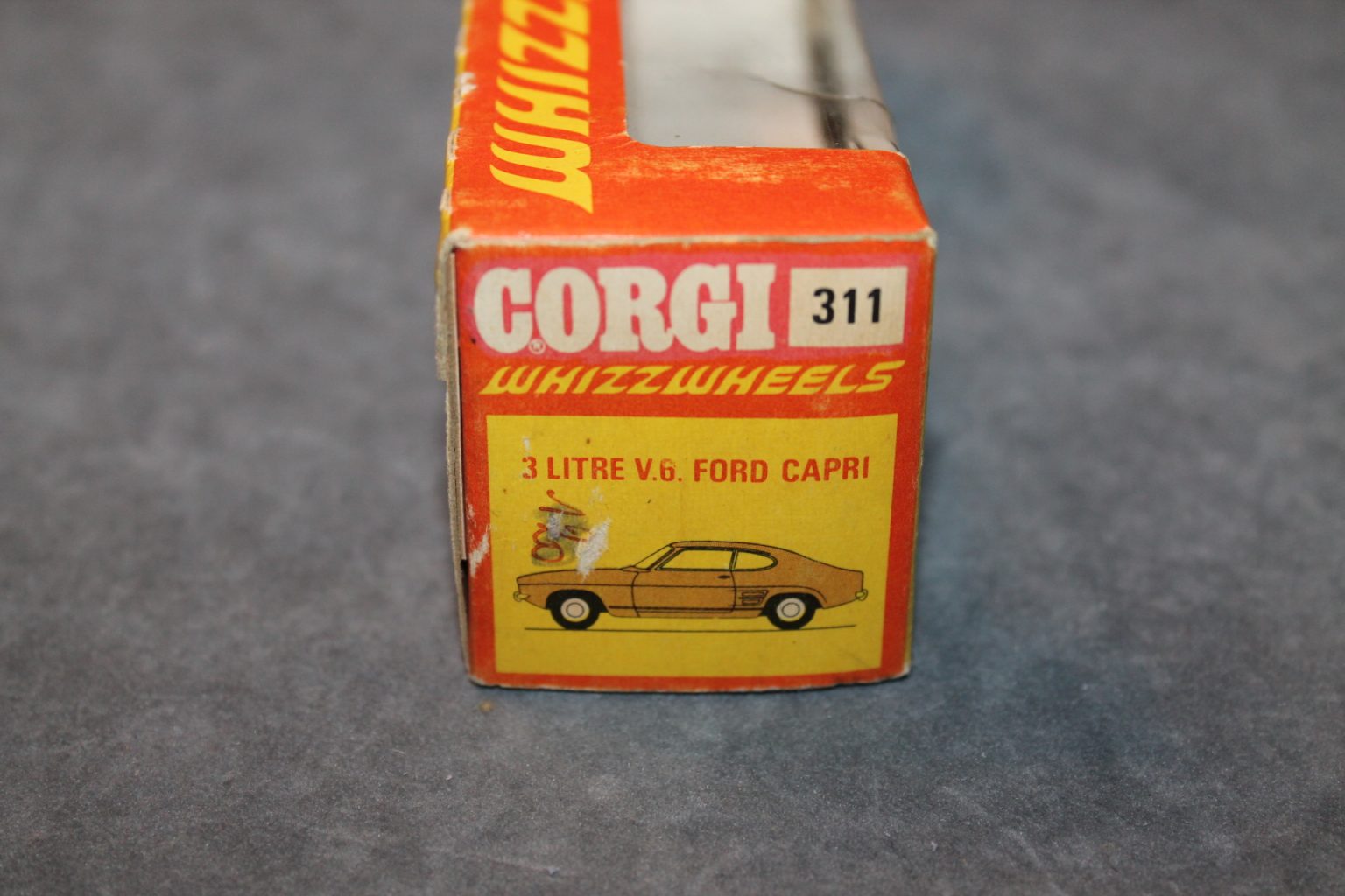 Corgi 311 3 litre Ford Capri | bright red | Near Mint