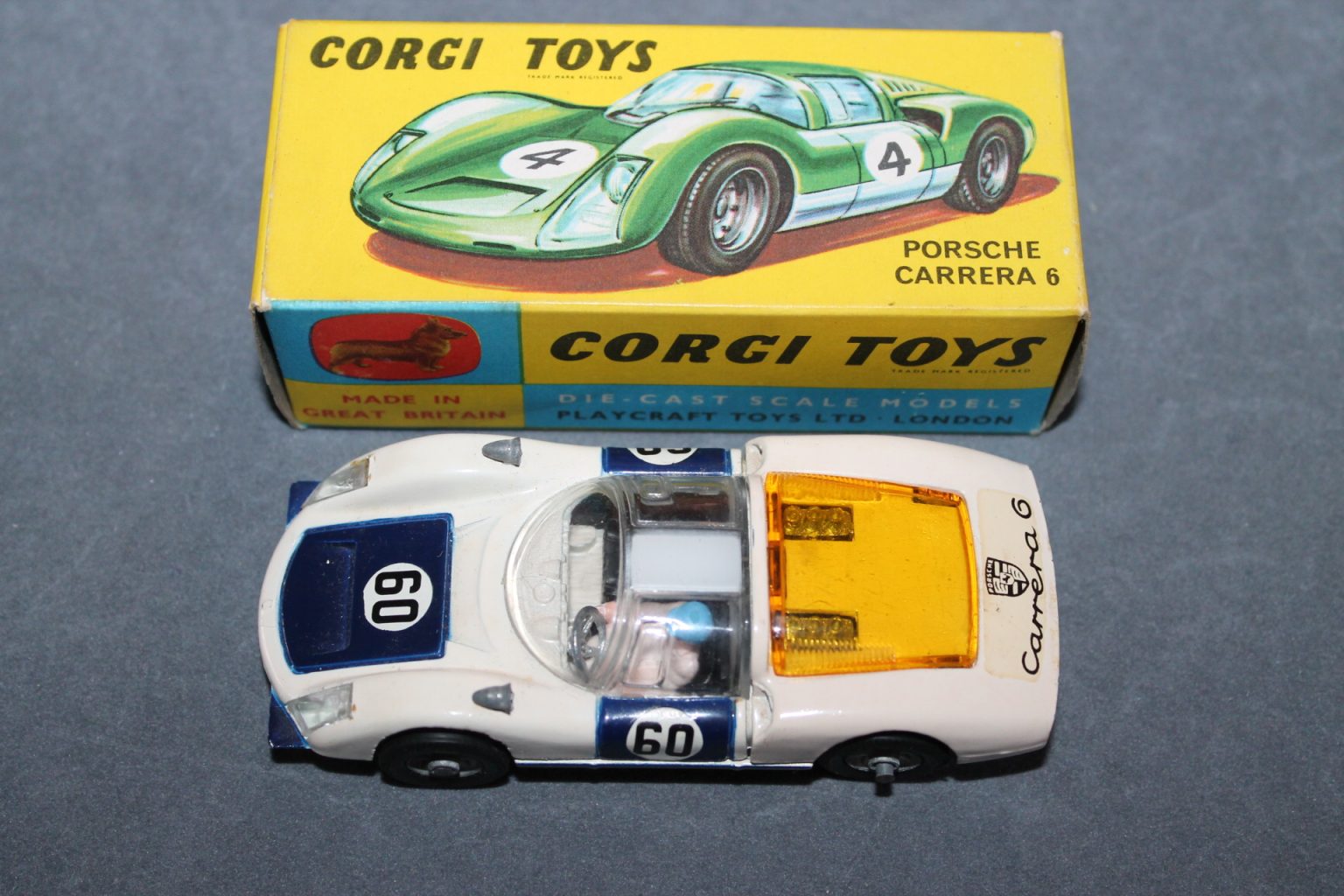 Corgi Toys 330 Porsche Carrera 6 - Diecast