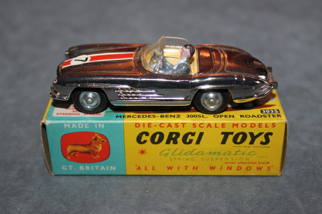 Corgi Toys 303S Mercedes Benz 300SL Open Roadster - Diecast