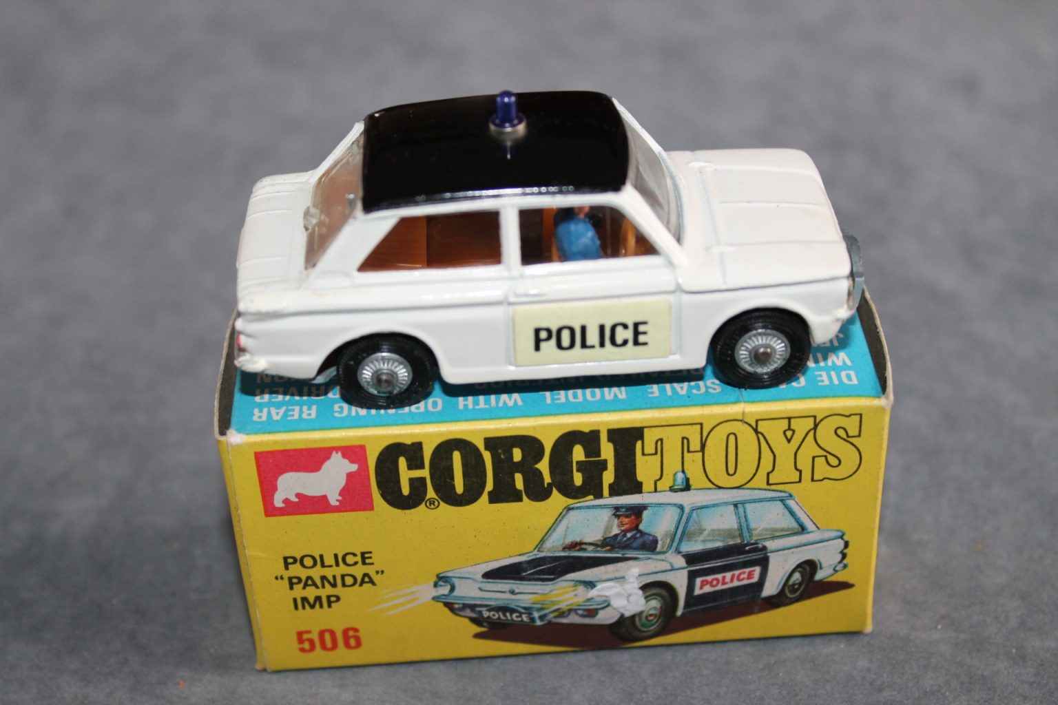 Corgi Toys 506 Sunbeam Imp Police Car - Diecast