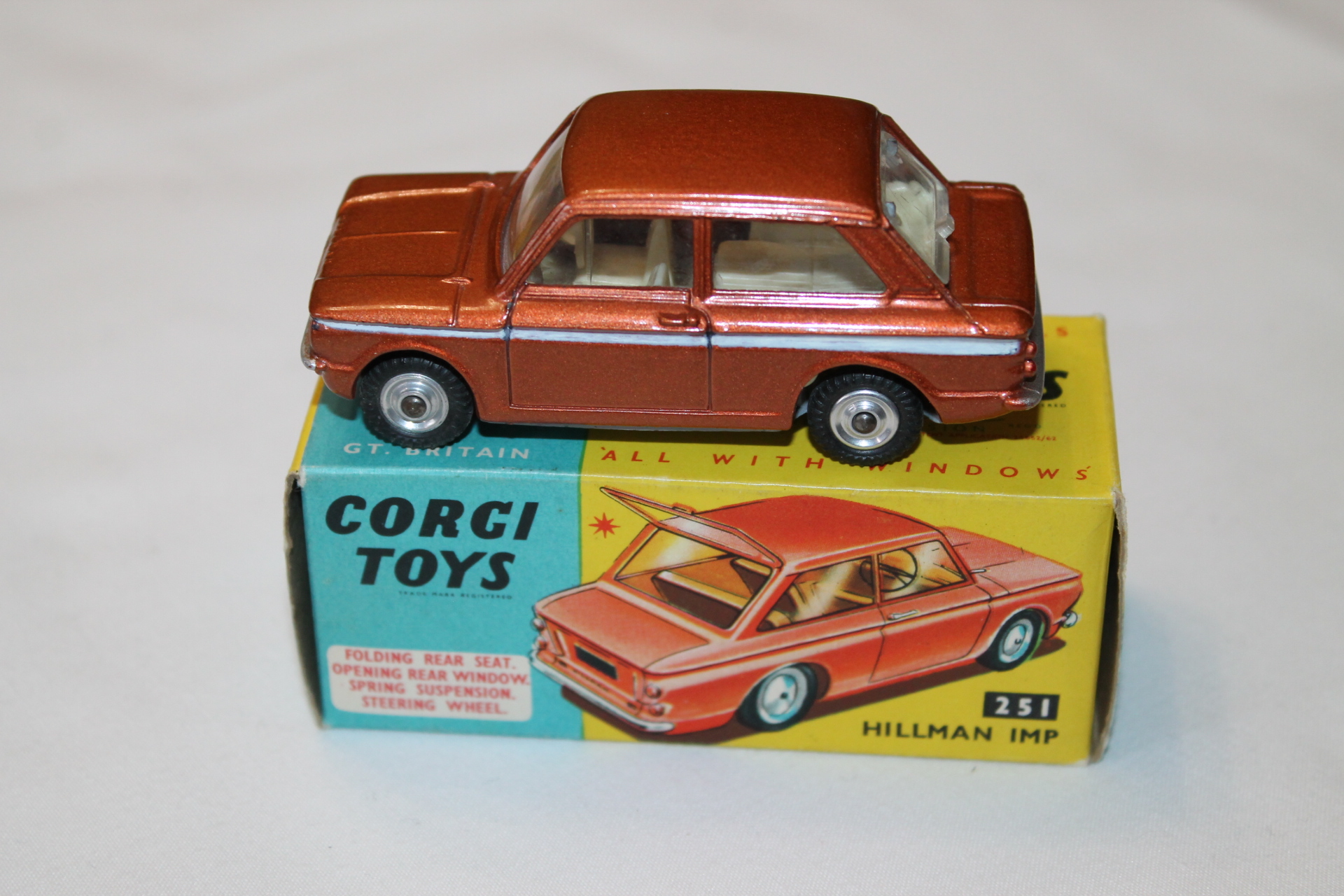 Corgi 251 Hillman Imp | scarce copper | Mint | Classic'