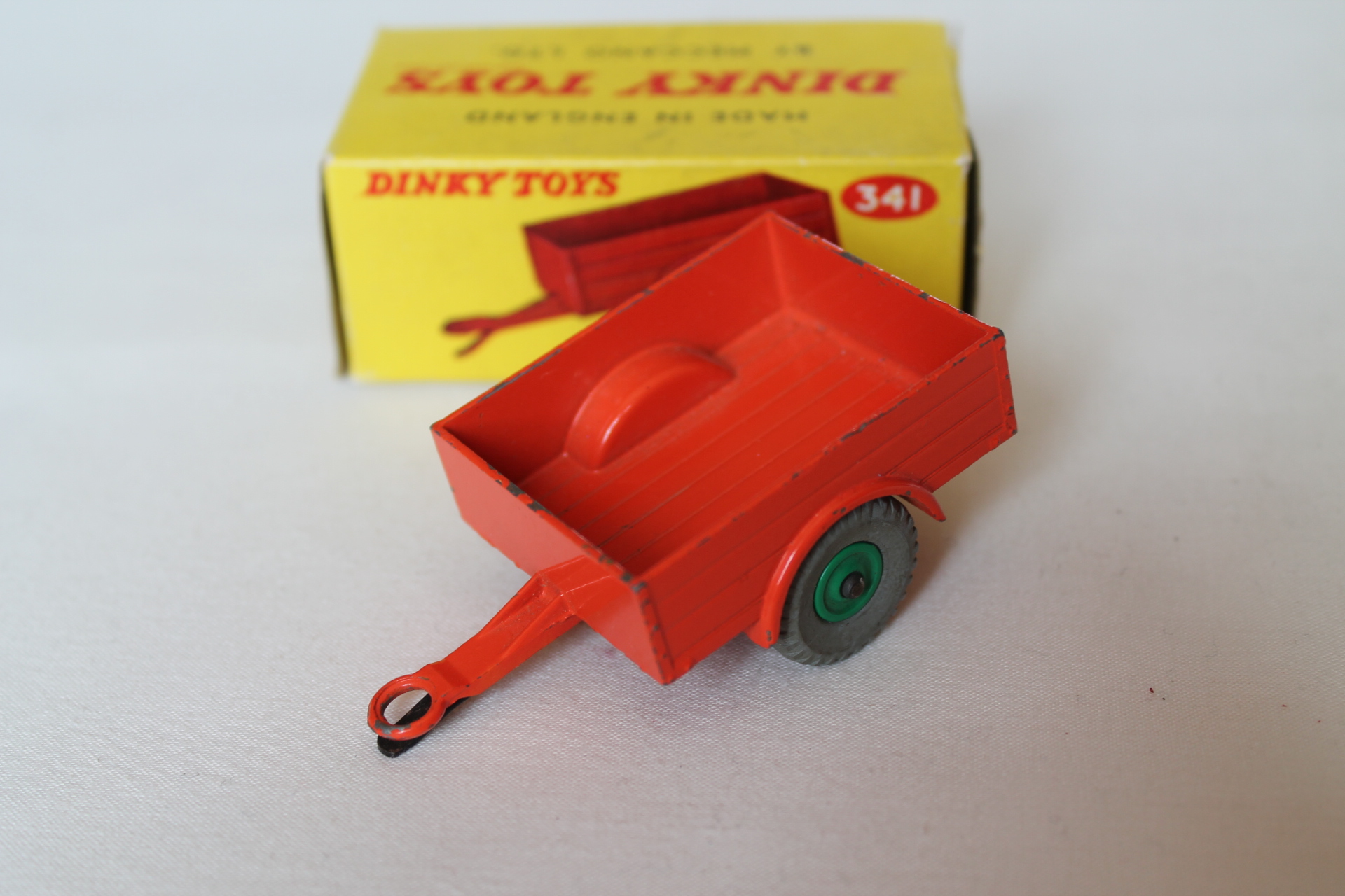 Dinky 341 Land-Rover Trailer | orange | Excellent Plus
