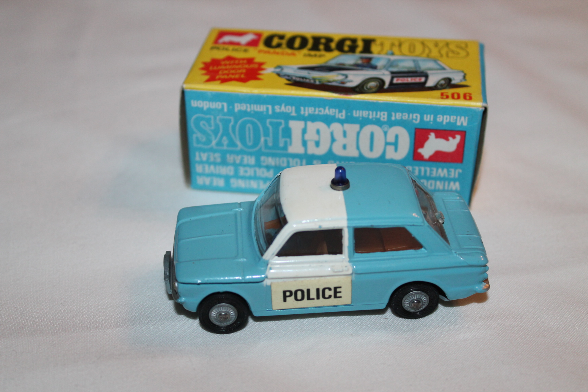 Corgi Toys 506 Sunbeam Imp Police Car - Diecast