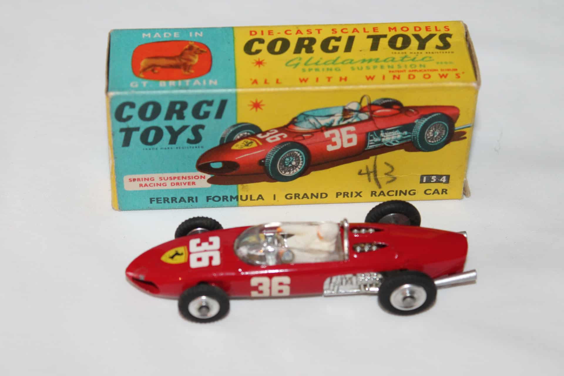 Corgi Toys 154 Ferrari Formula 1 Racing Car - Diecast