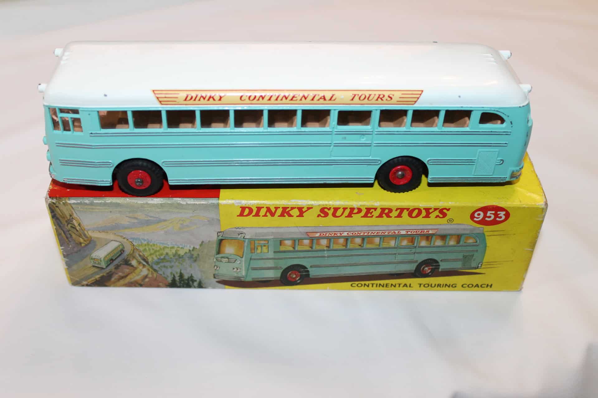 Dinky 953 Continental Touring Coach | blue | Near Mint