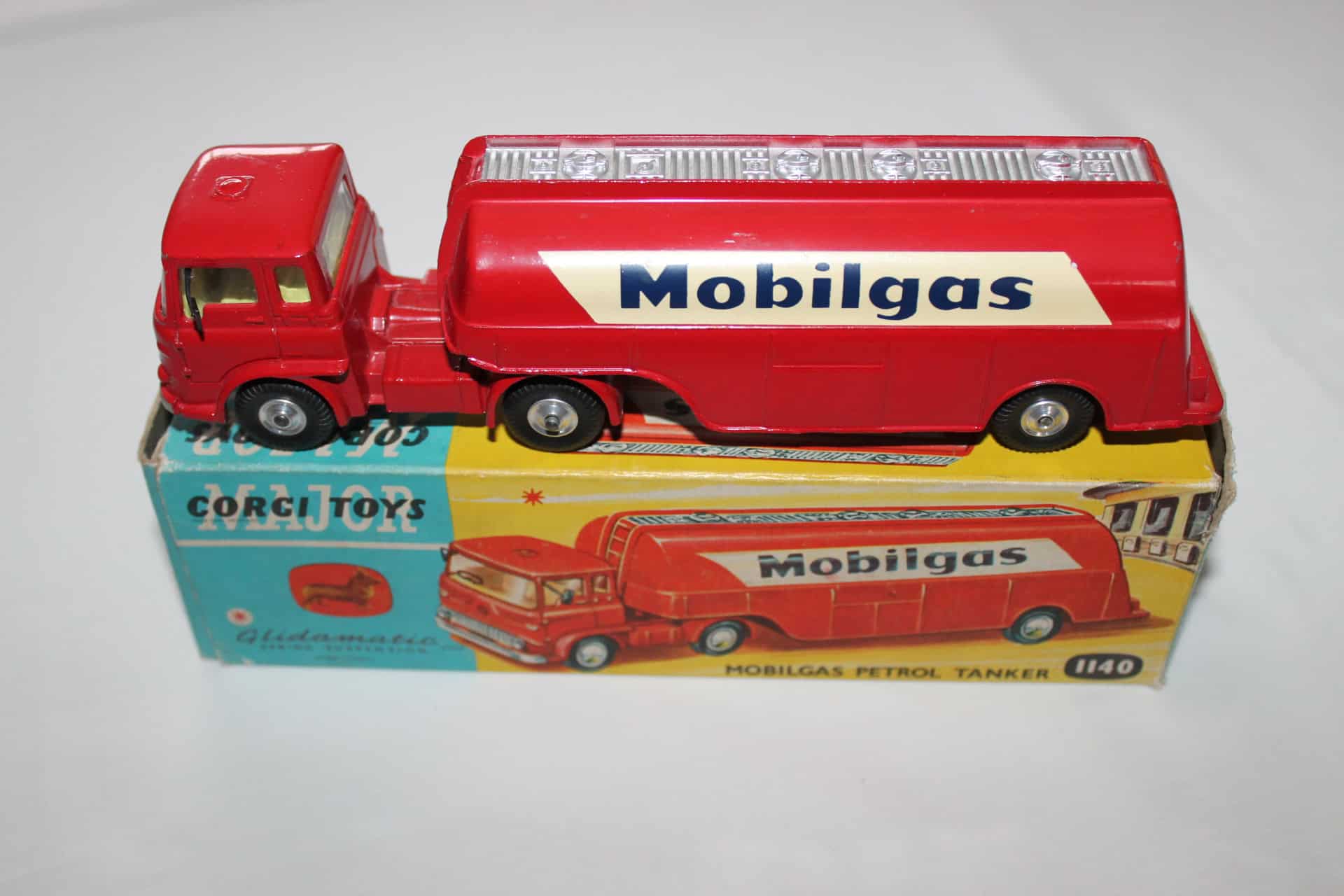 Corgi Toys 1140 Bedford Mobilgas Petrol Tanker - Diecast