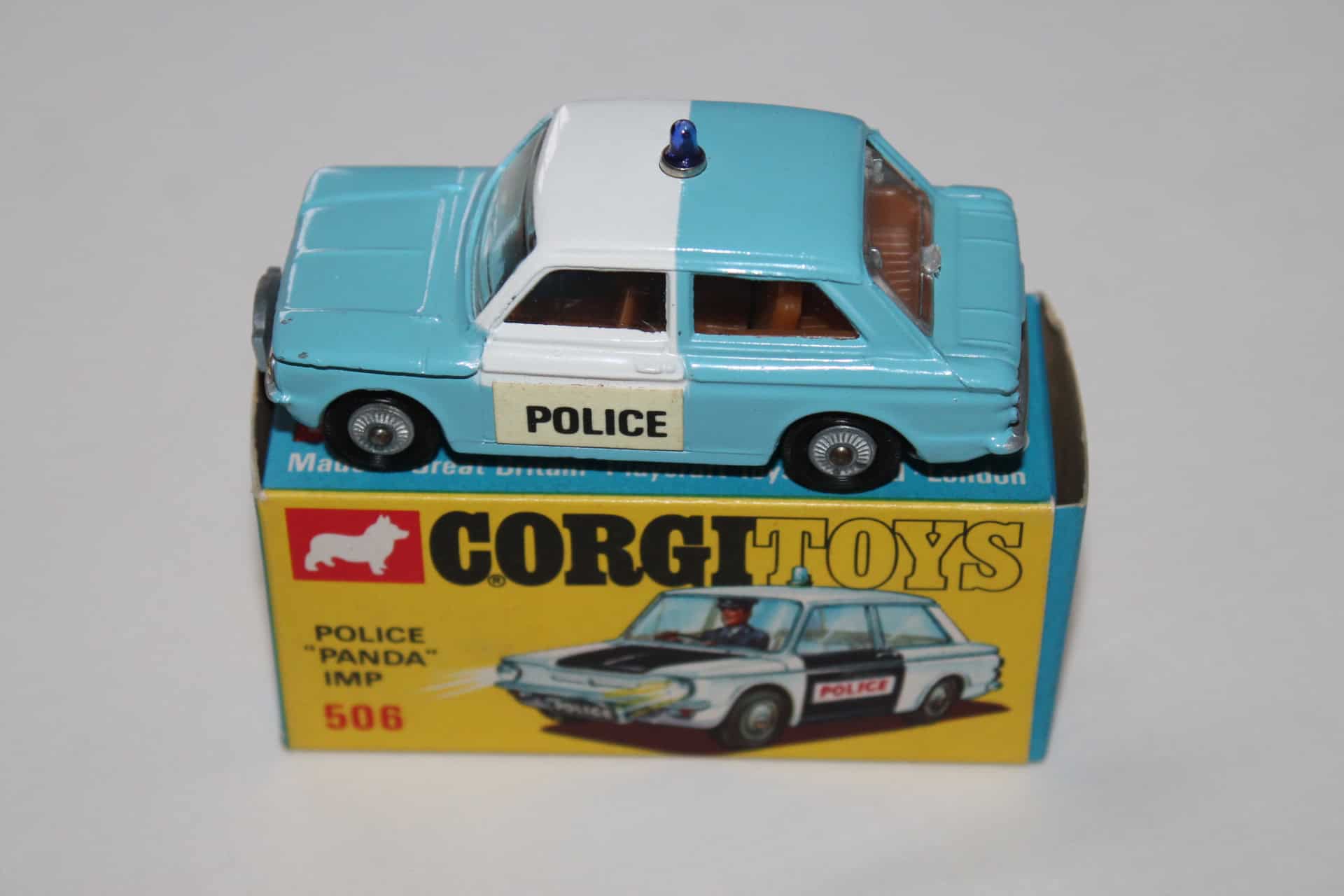 Corgi Toys 506 Sunbeam Imp Police Car - Diecast