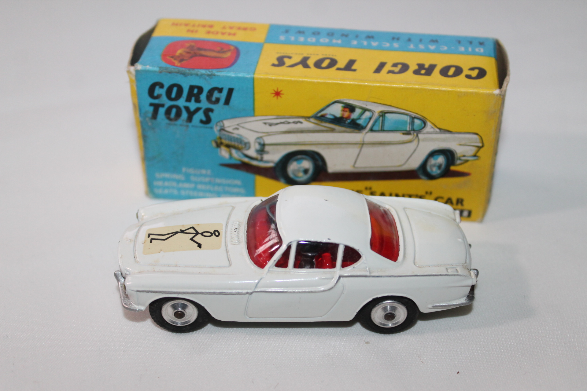 Corgi Toys 258 'The Saint' Volvo P1800 - Diecast