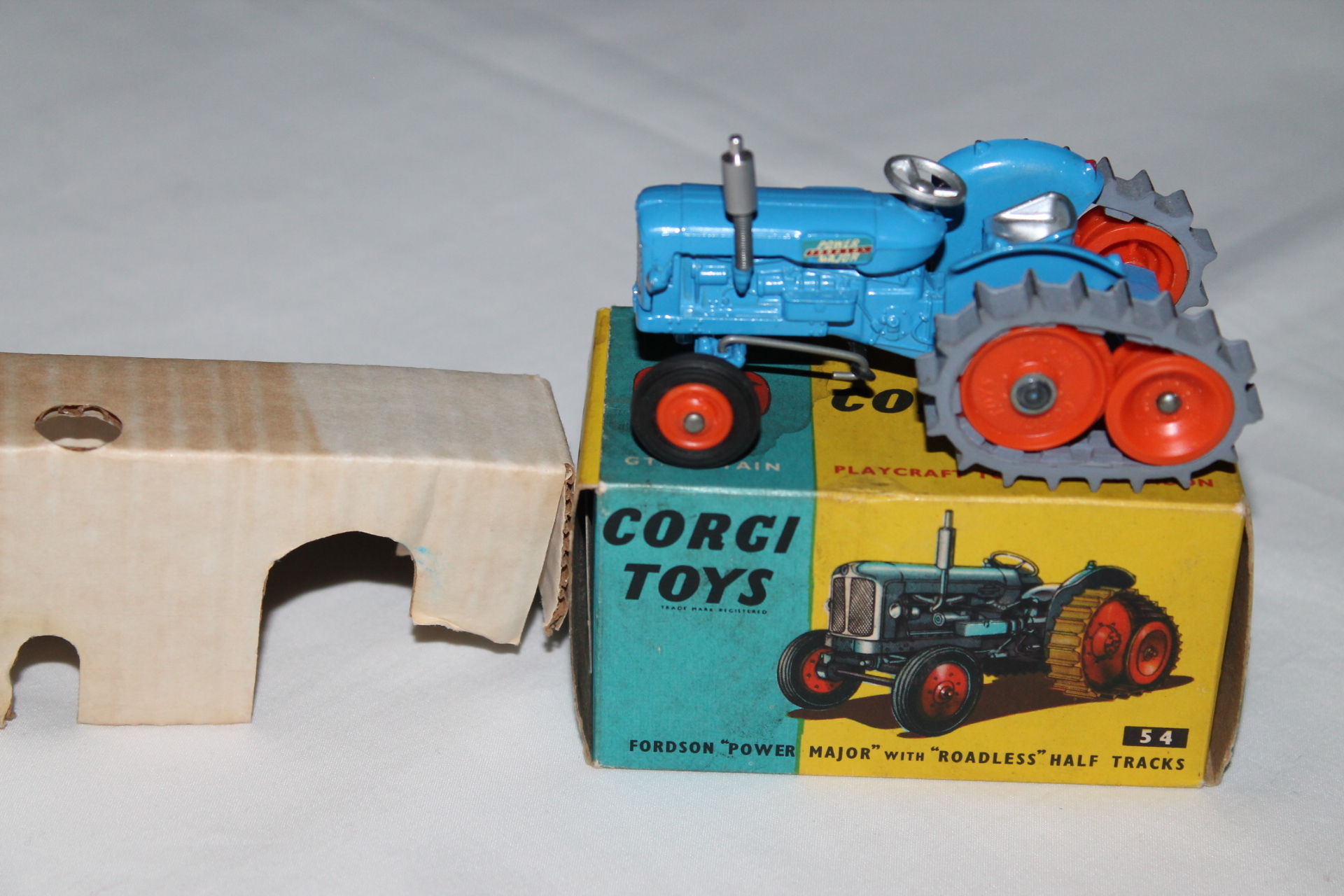 Corgi Toys 054 Fordson "Power Major" Half Track Tractor - Diecast