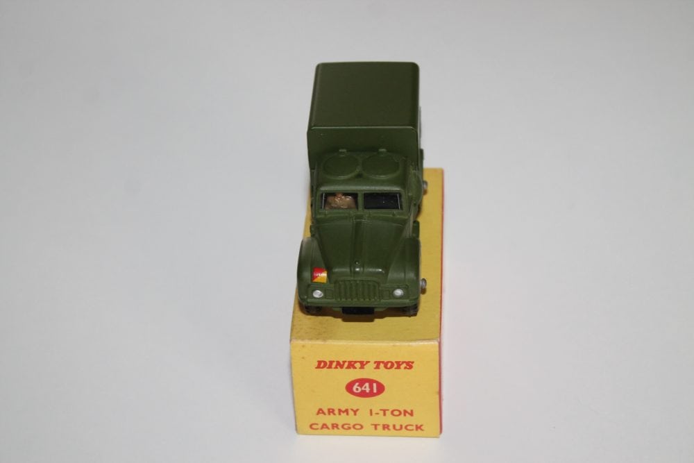 Dinky Toys 641 Army 1-Ton Cargo Truck with Windows - Diecast